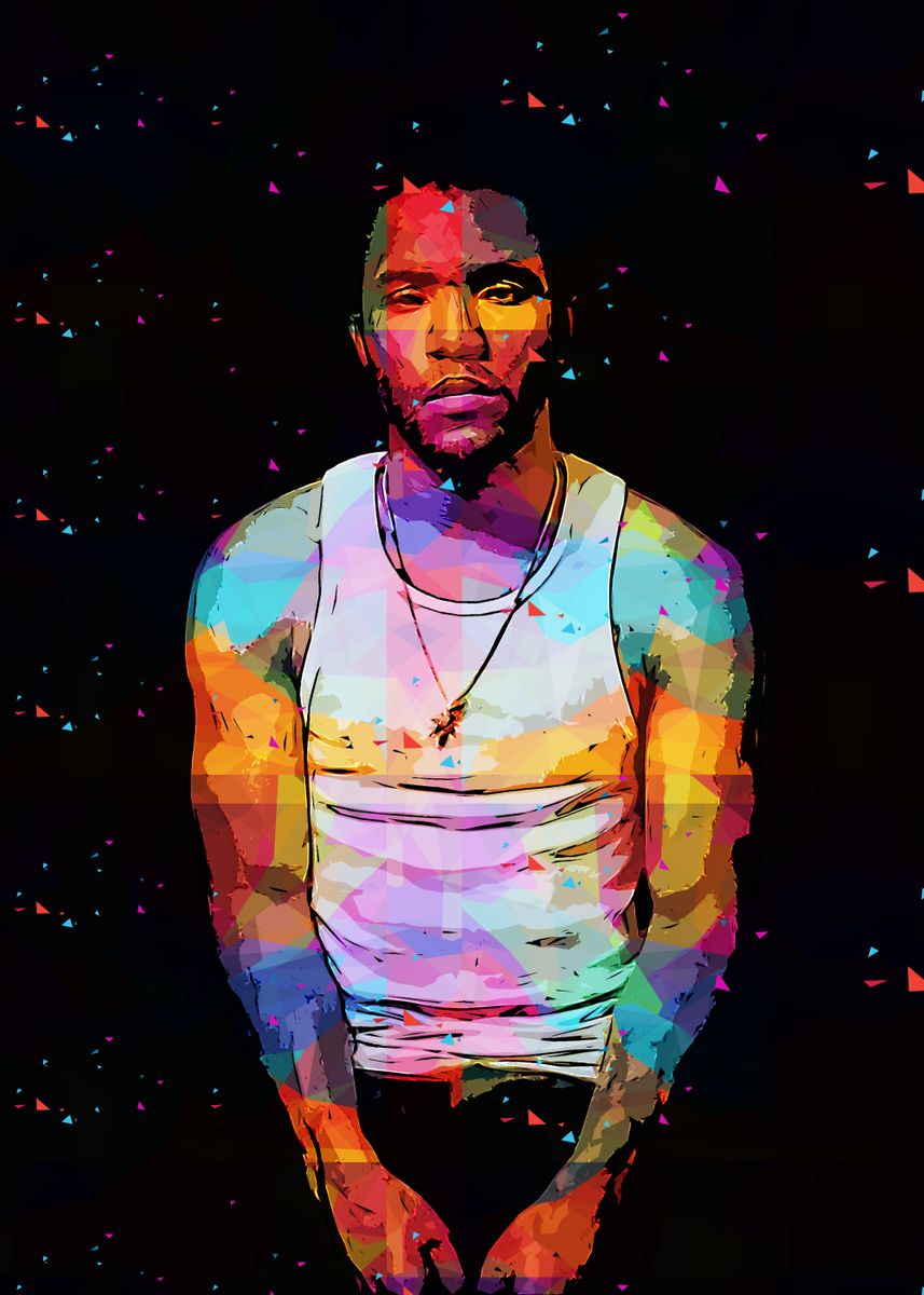 'FRANK OCEAN RAPPER' Poster, picture, metal print, paint by Daisuke ...