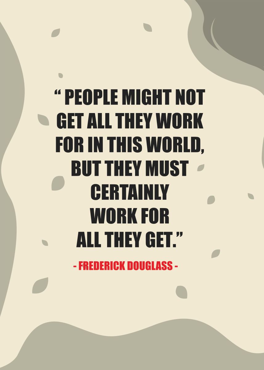 'work quote' Poster by Ratna Mutia Dewi | Displate