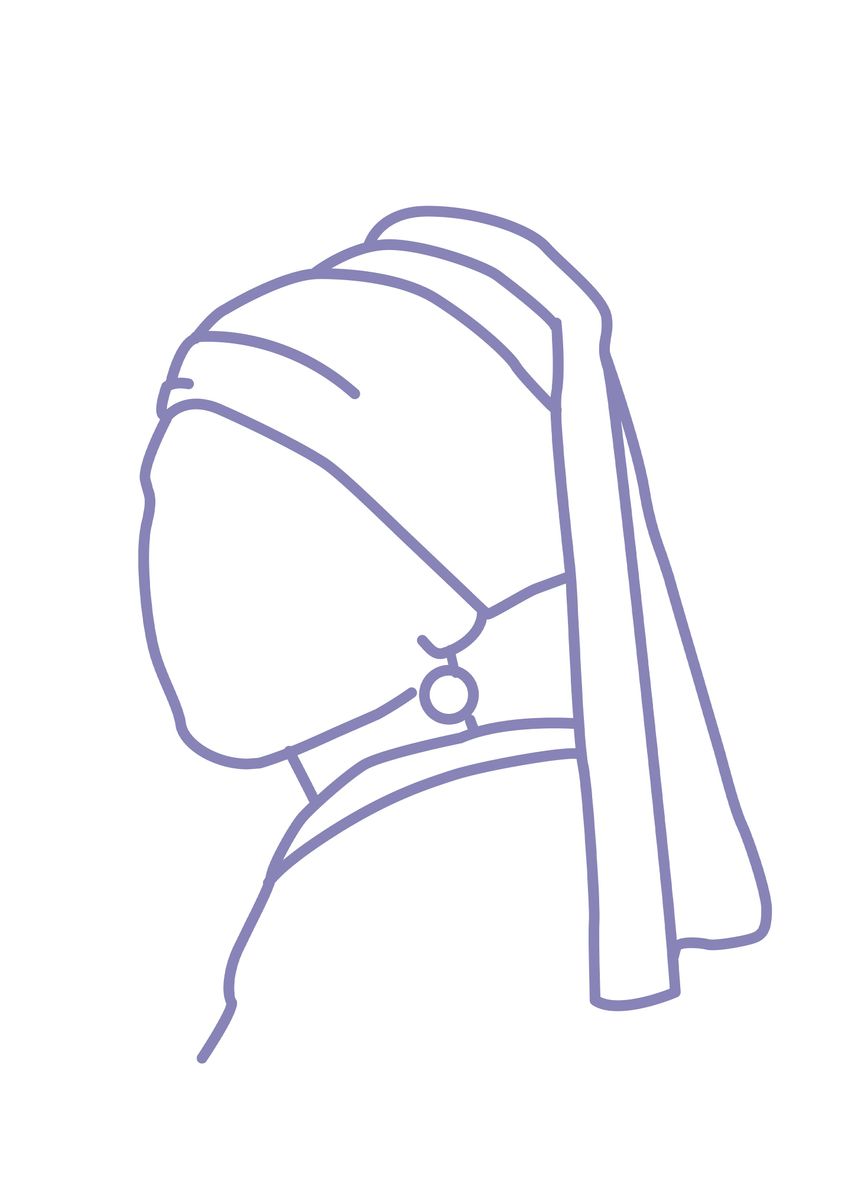 'Girl with pearl earring' Poster by Shawlin I | Displate