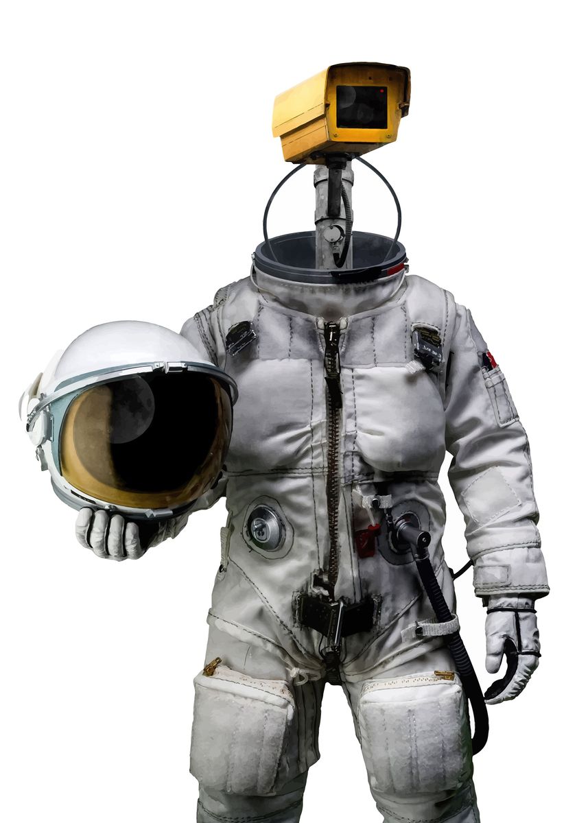 'Space 42' Poster, picture, metal print, paint by Sioux Islean | Displate