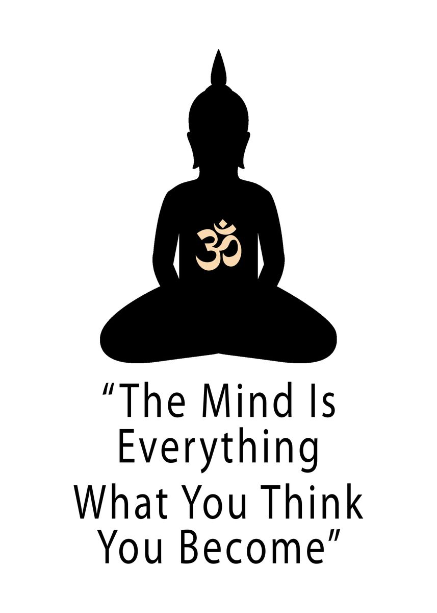 'The Mind Is Everything' Poster, picture, metal print, paint by Neon ...