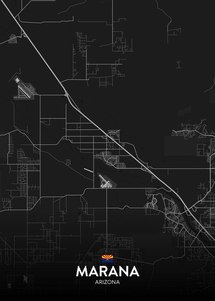 'Marana AZ' Poster, picture, metal print, paint by IMR Designs | Displate