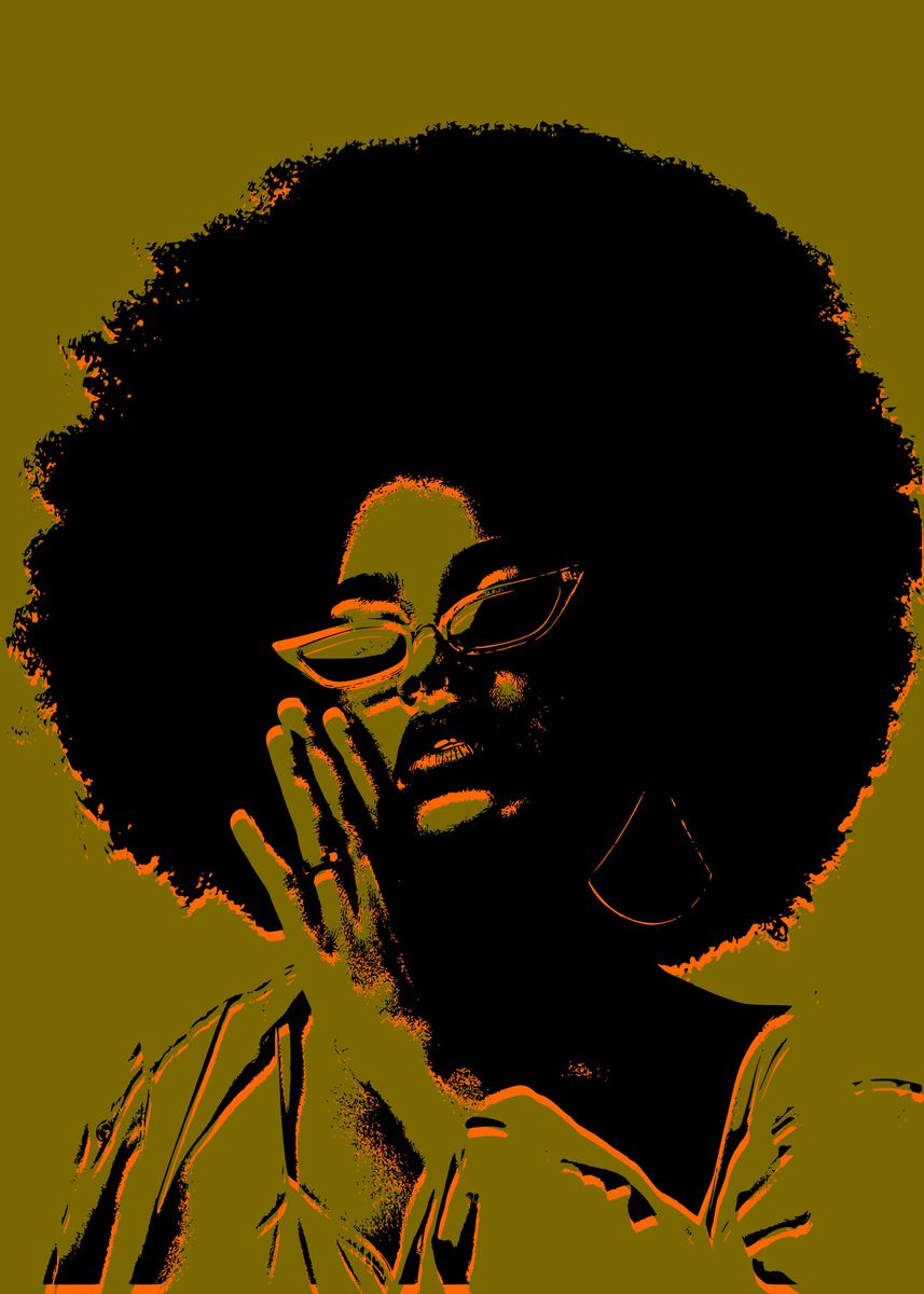 'RETRO WOMAN' Poster, picture, metal print, paint by Atomic Chinook ...