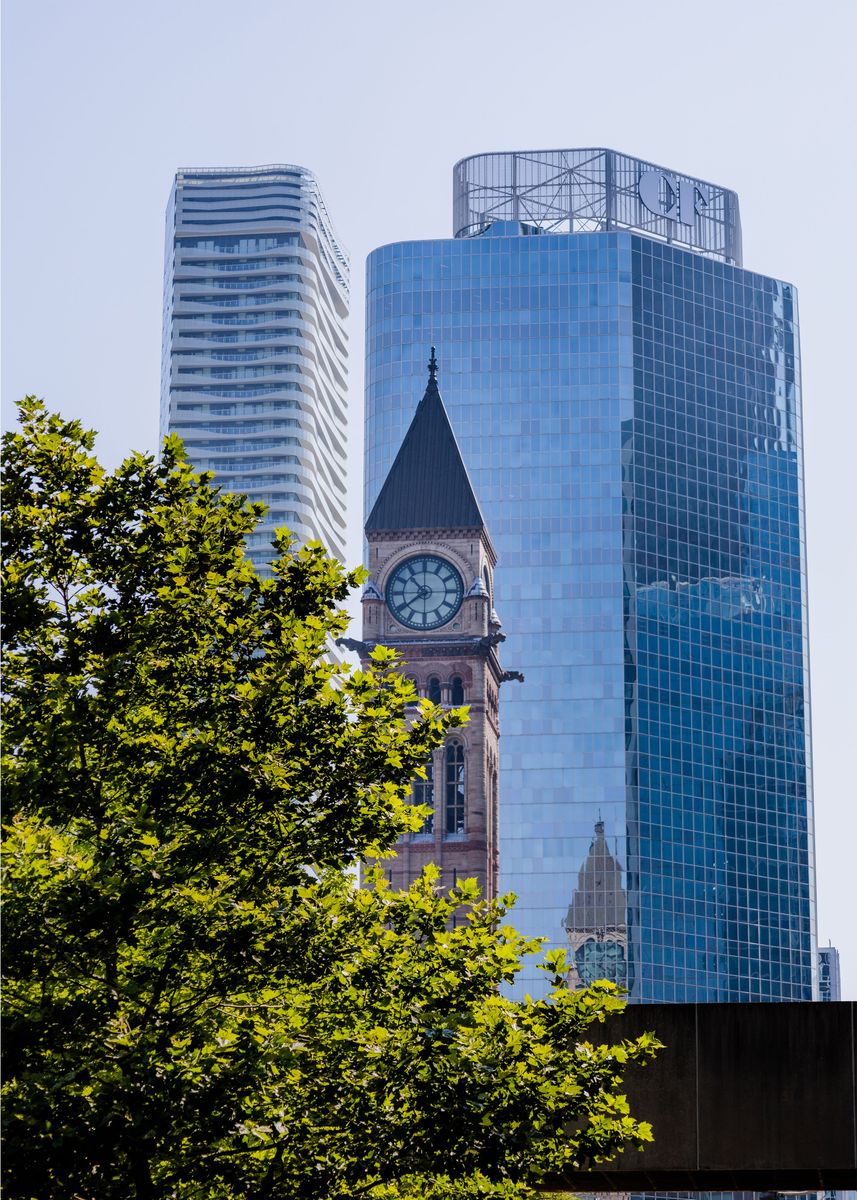 'Toronto Clock' Poster, picture, metal print, paint by ZoShoots | Displate