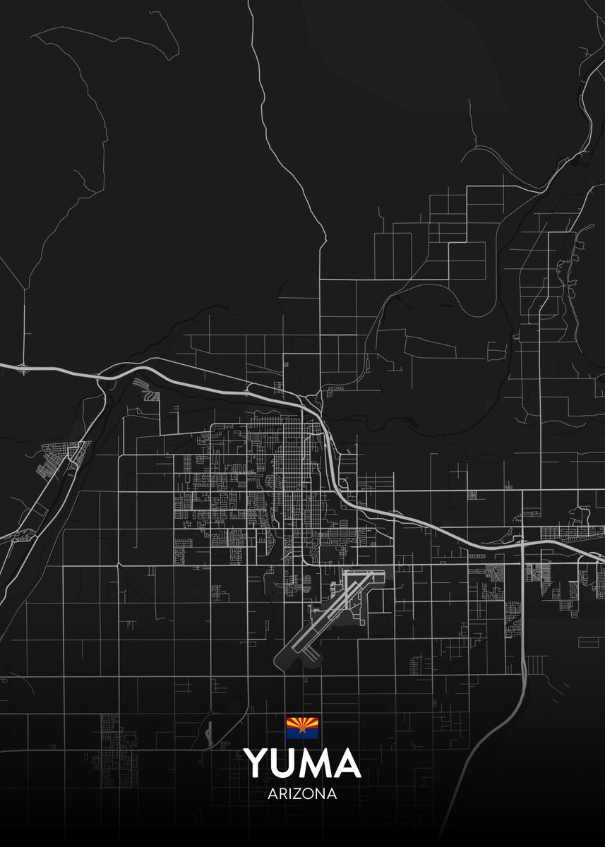 'Yuma AZ' Poster by IMR Designs | Displate