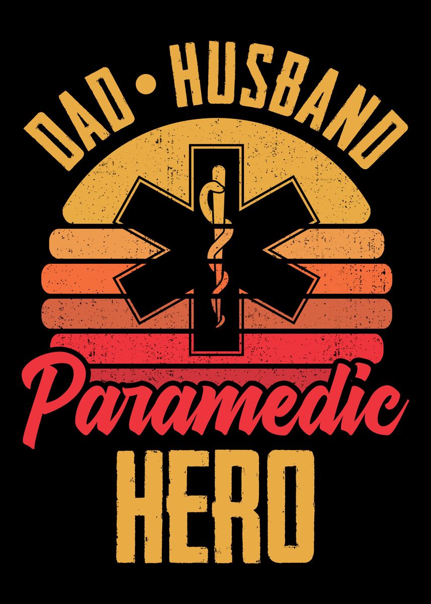 'EMT Paramedic' Poster, picture, metal print, paint by BobbyBubble ...