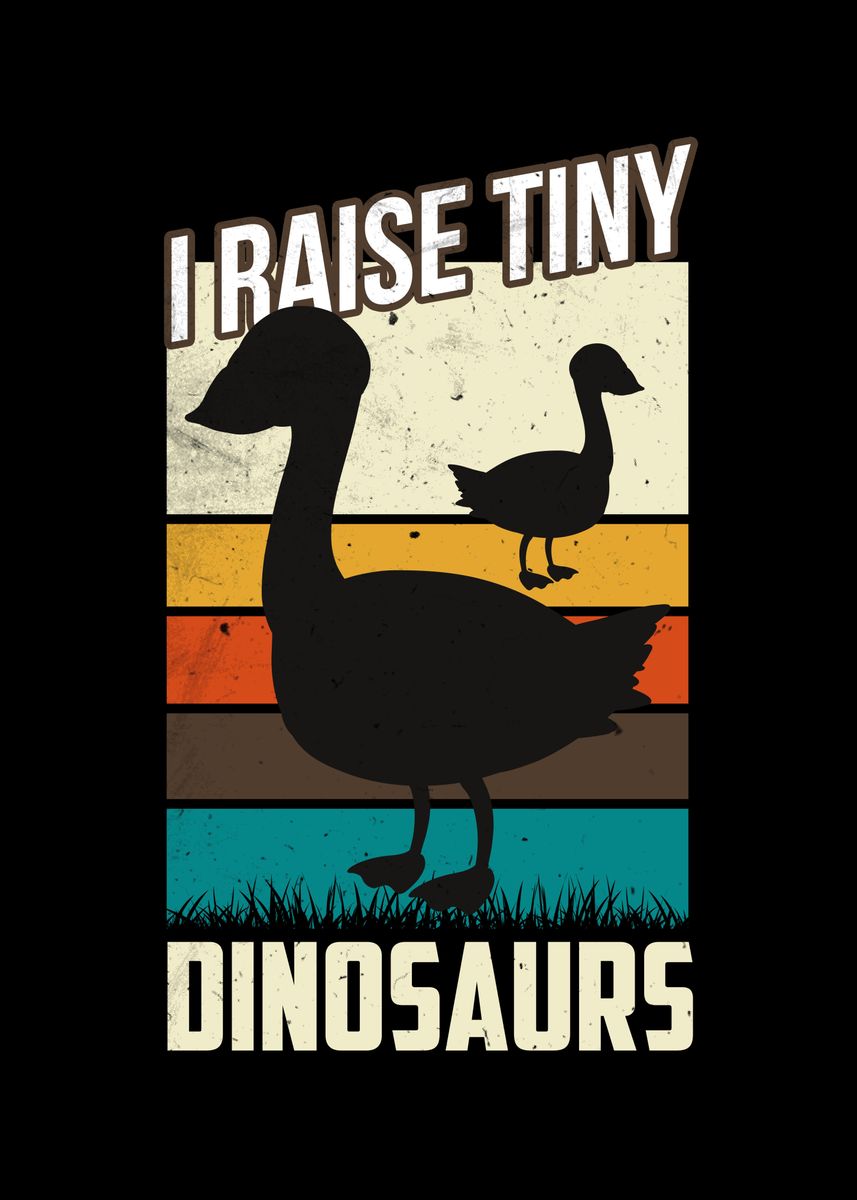 'Goose' Poster, picture, metal print, paint by Hexor | Displate