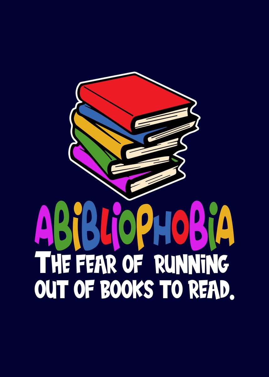 'Abibliophobia' Poster, picture, metal print, paint by MzumO | Displate