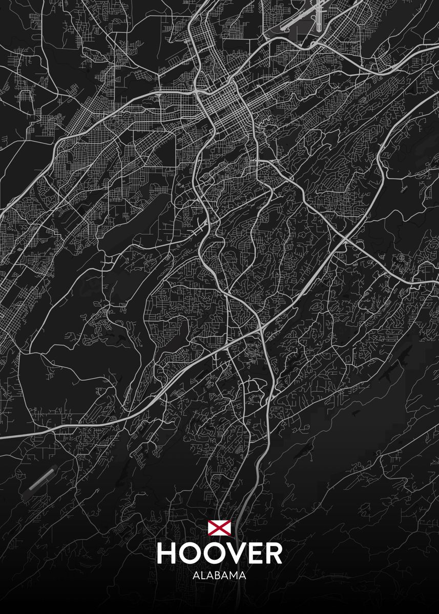 'Hoover AL' Poster by IMR Designs | Displate