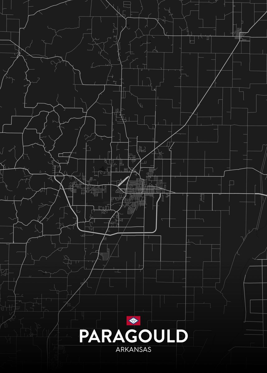 'Paragould AR' Poster, picture, metal print, paint by IMR Designs ...