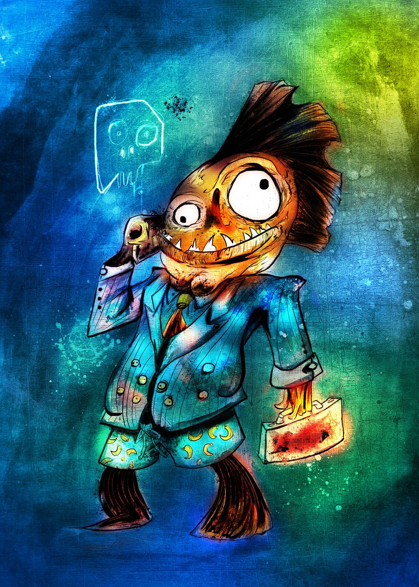 'Hilbert' Poster, picture, metal print, paint by HarmonyOfAll | Displate