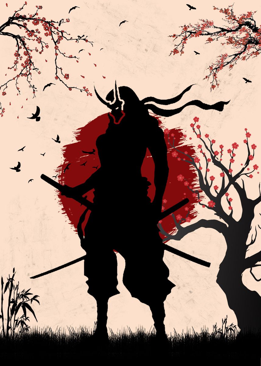 'Samurai Is Coming' Poster by Theng Id | Displate