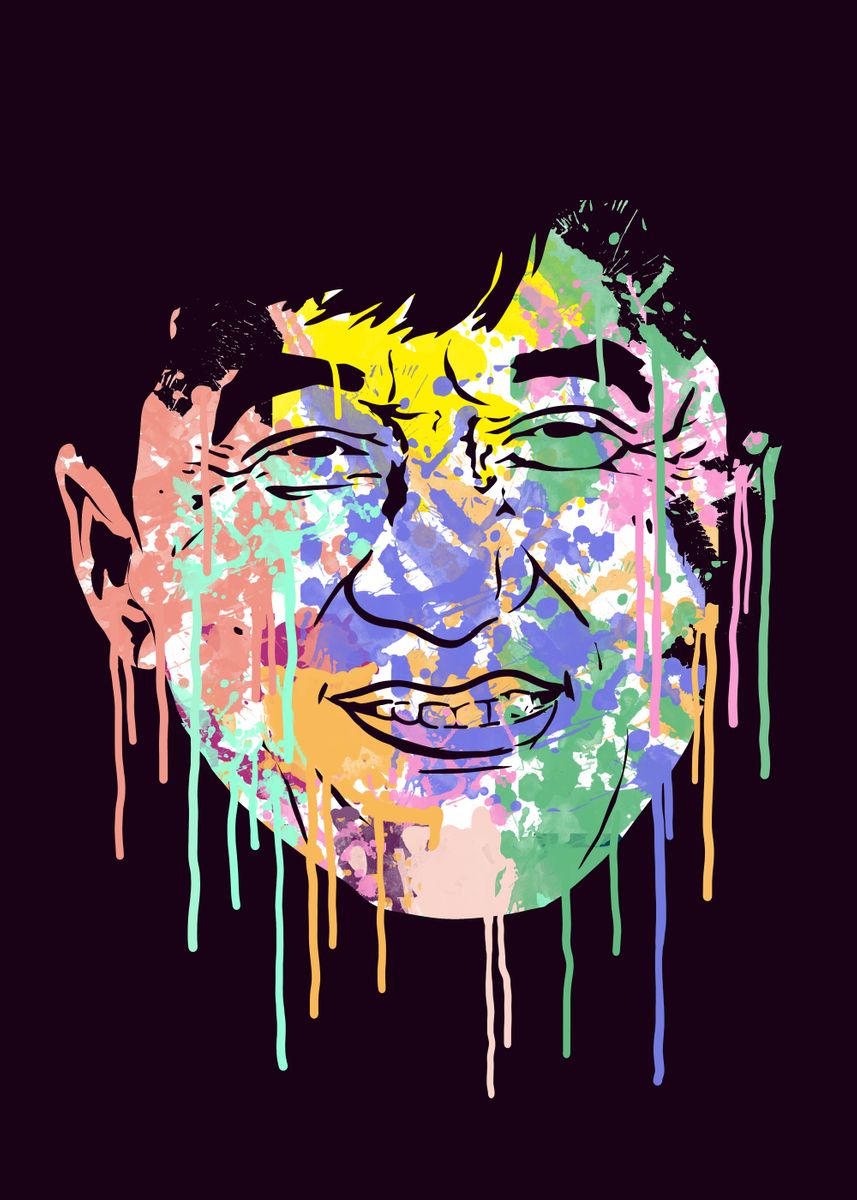 'KUNG FU ACTOR LEGEND ' Poster, picture, metal print, paint by RAMRAM ...