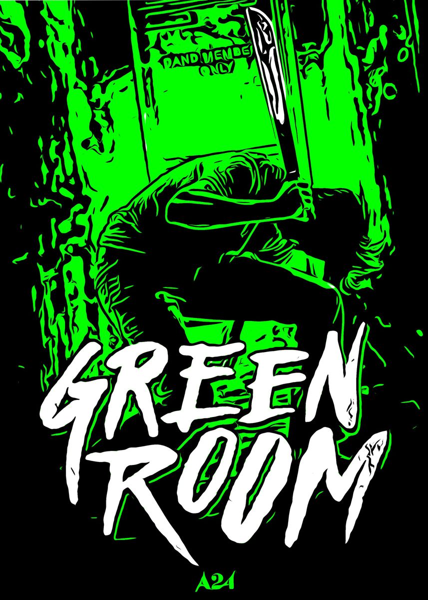 'GREEN ROOM' Poster, picture, metal print, paint by Justin Marquez ...