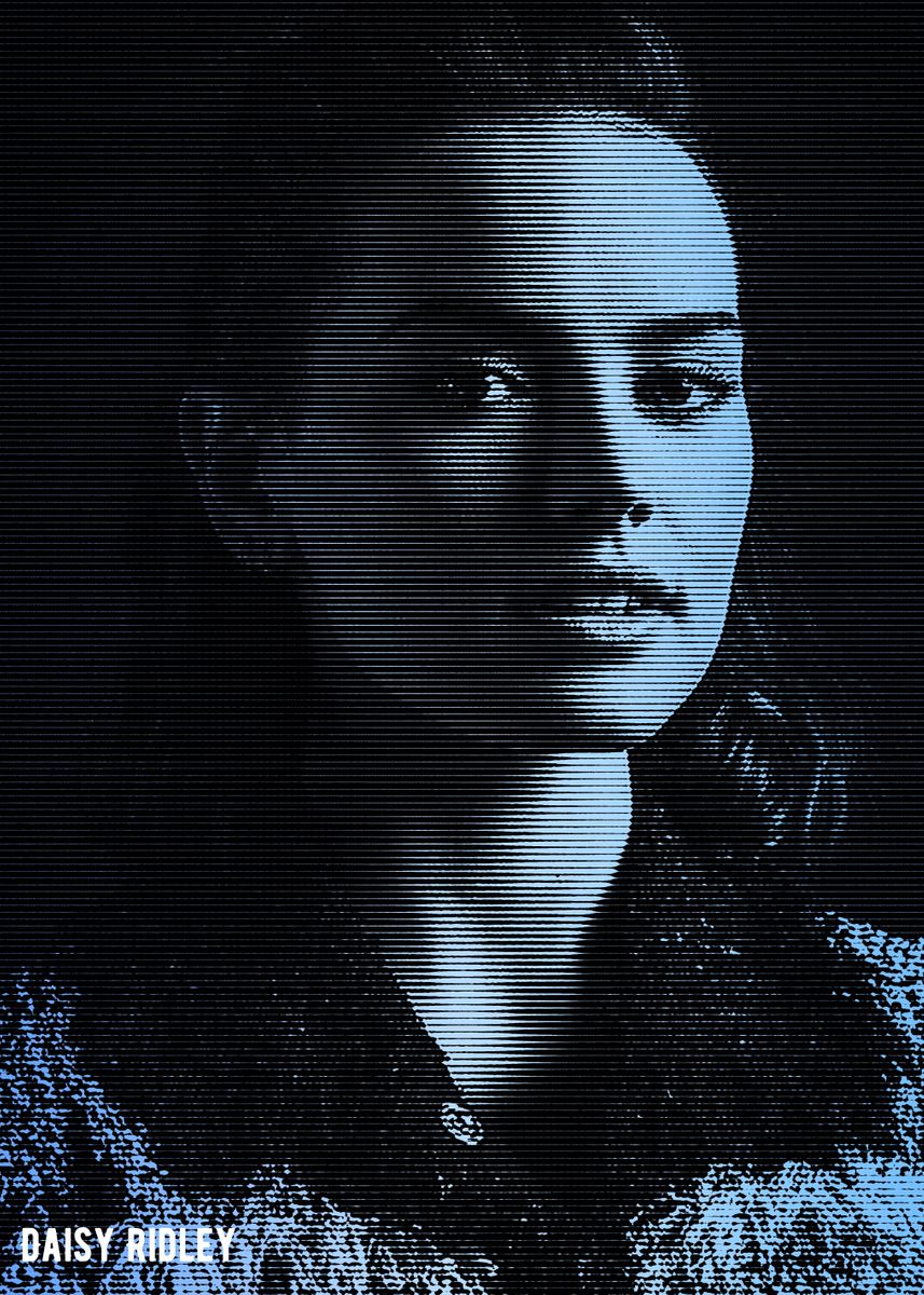 'Daisy Ridley' Poster, picture, metal print, paint by Poster ...