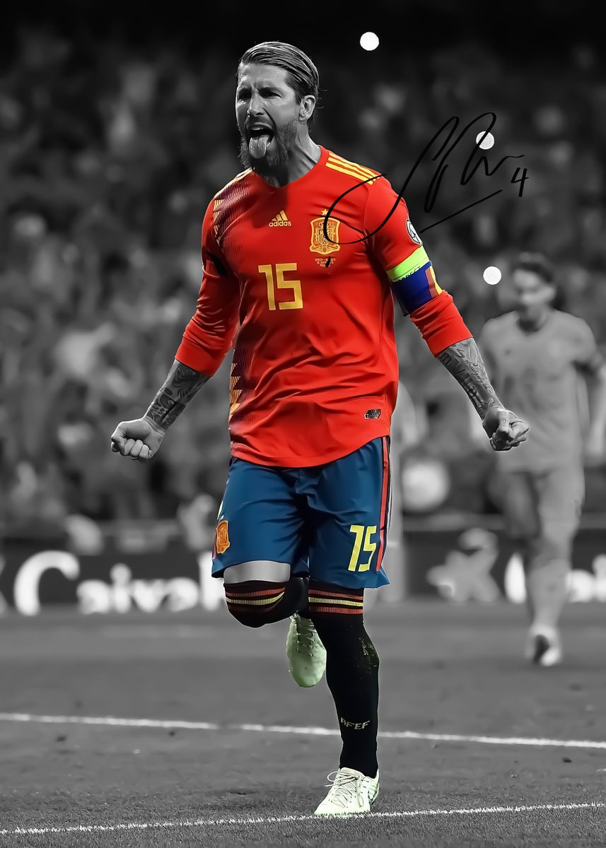 'Ramos' Poster, picture, metal print, paint by Dat Luong | Displate