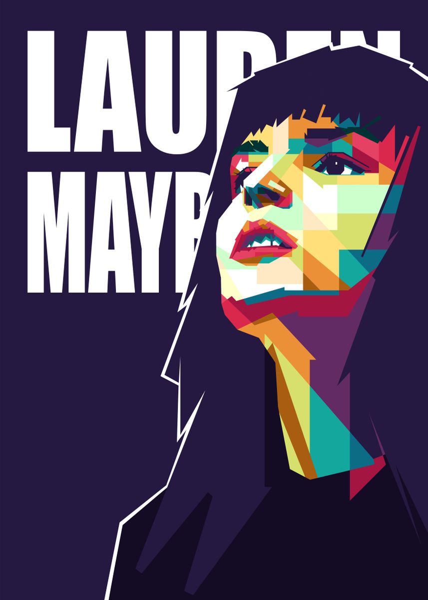 'Lauren Mayberry' Poster, picture, metal print, paint by Fill Artwork ...