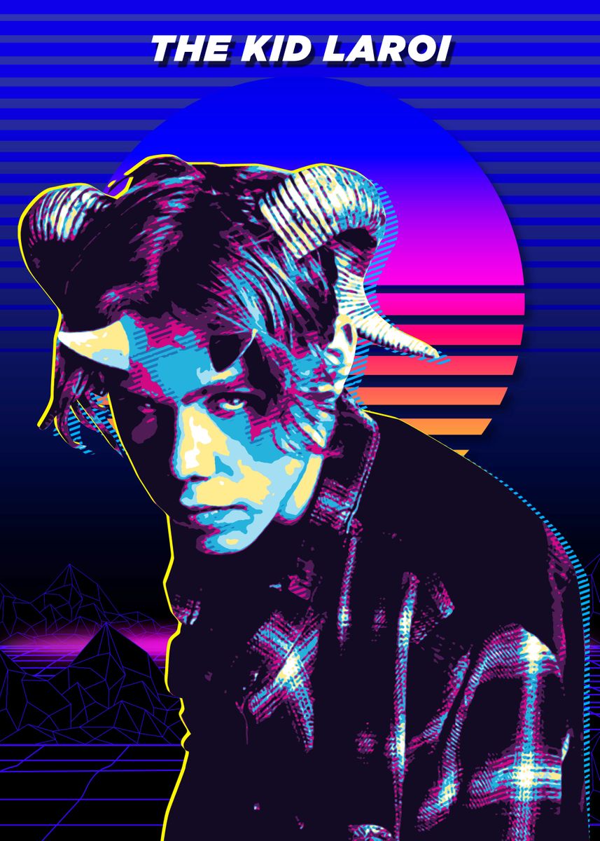 'the kid laroi vintage' Poster, picture, metal print, paint by Top ...