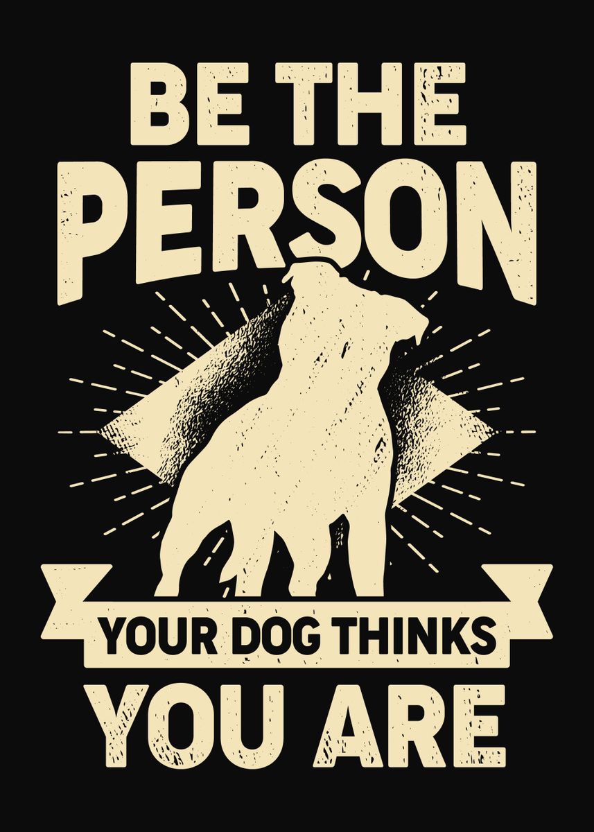 'Dog Lover Design' Poster, picture, metal print, paint by Marcel Doll ...