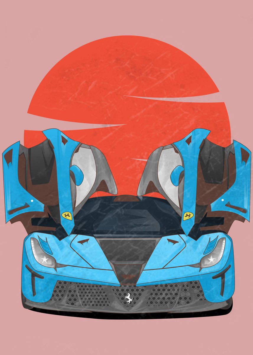 'SUPER CARS' Poster by Asran Vektor | Displate