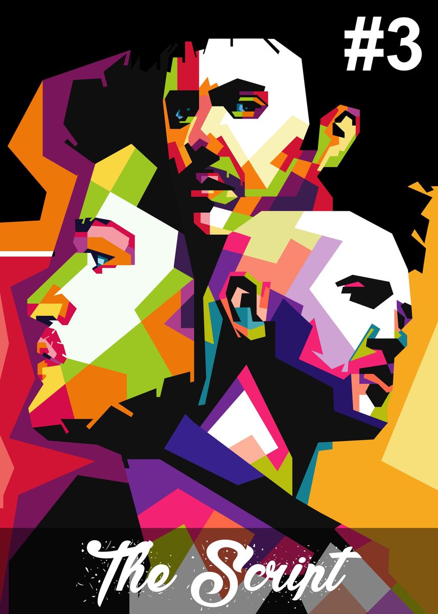 'The Script' Poster by Dedew Doublede | Displate