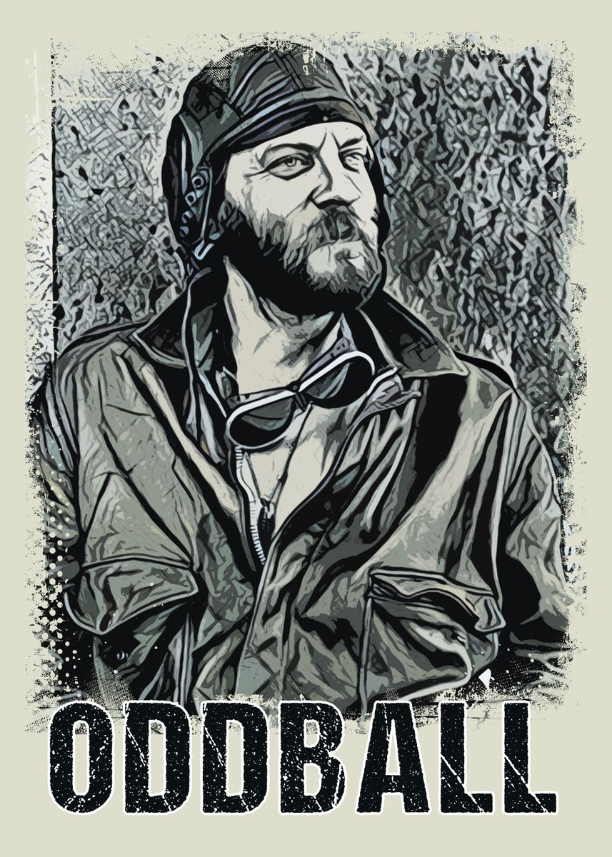 'Oddball Grunge Portrait' Poster, picture, metal print, paint by OliArt ...