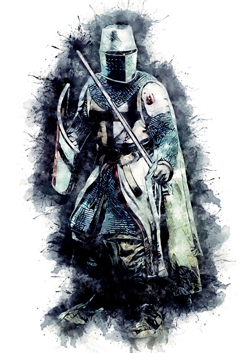 Templar Knight Drawing
