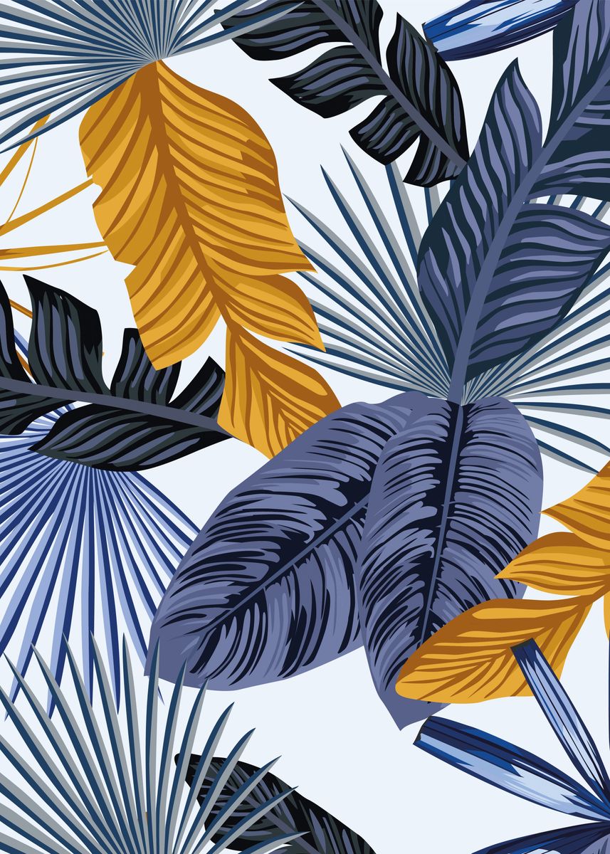 'Abstract Tropical Patt 04' Poster by Aloke Design | Displate