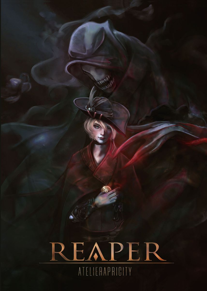 'The Reaper' Poster, picture, metal print, paint by Atelier Apricity ...