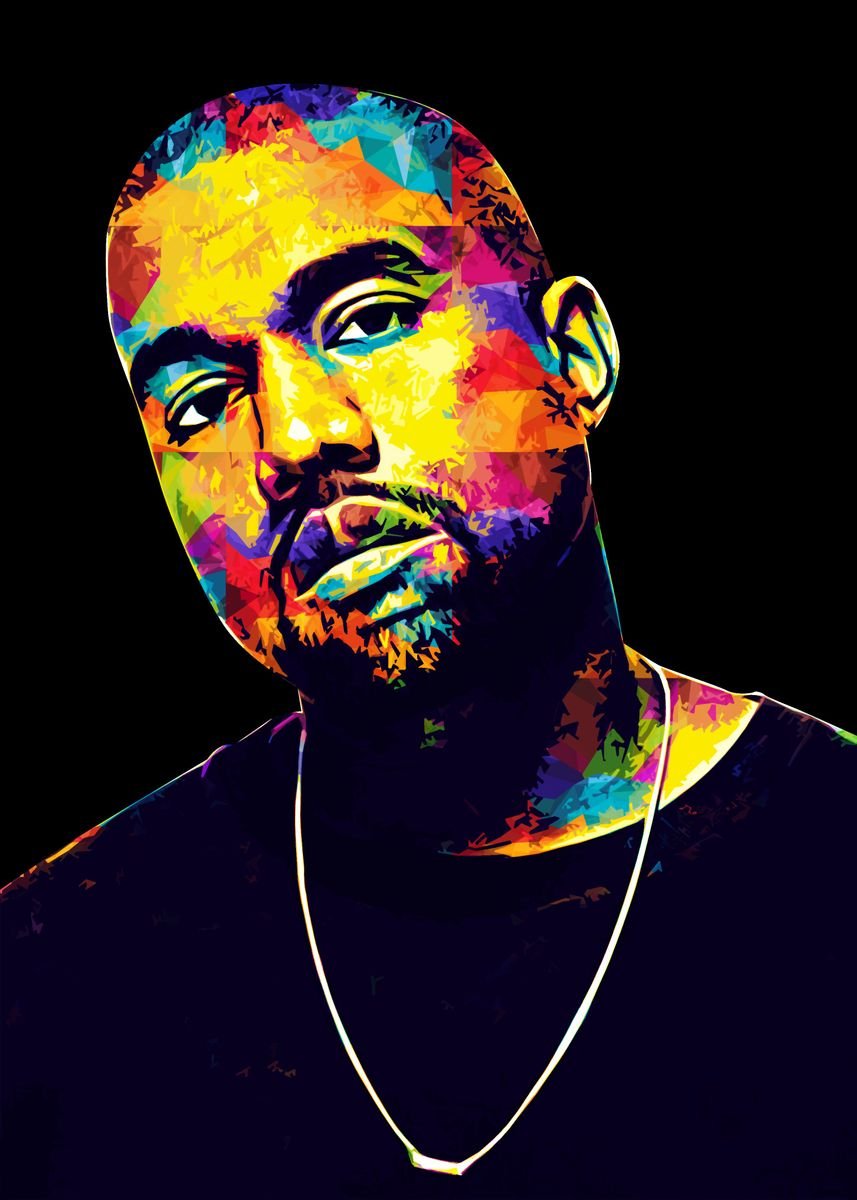 'Jay Z ' Poster, picture, metal print, paint by San Illustrator | Displate