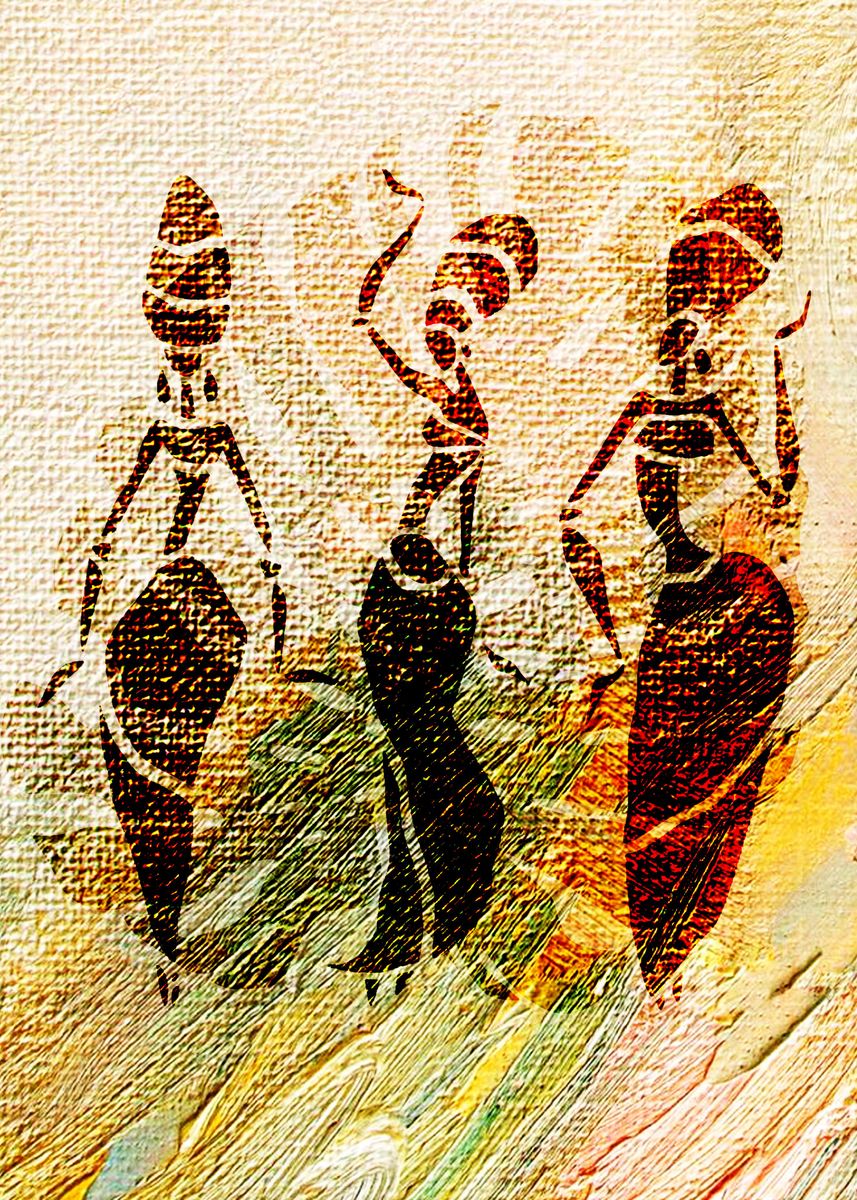 'Rhythmic melody' Poster, picture, metal print, paint by Cat Coconut ...