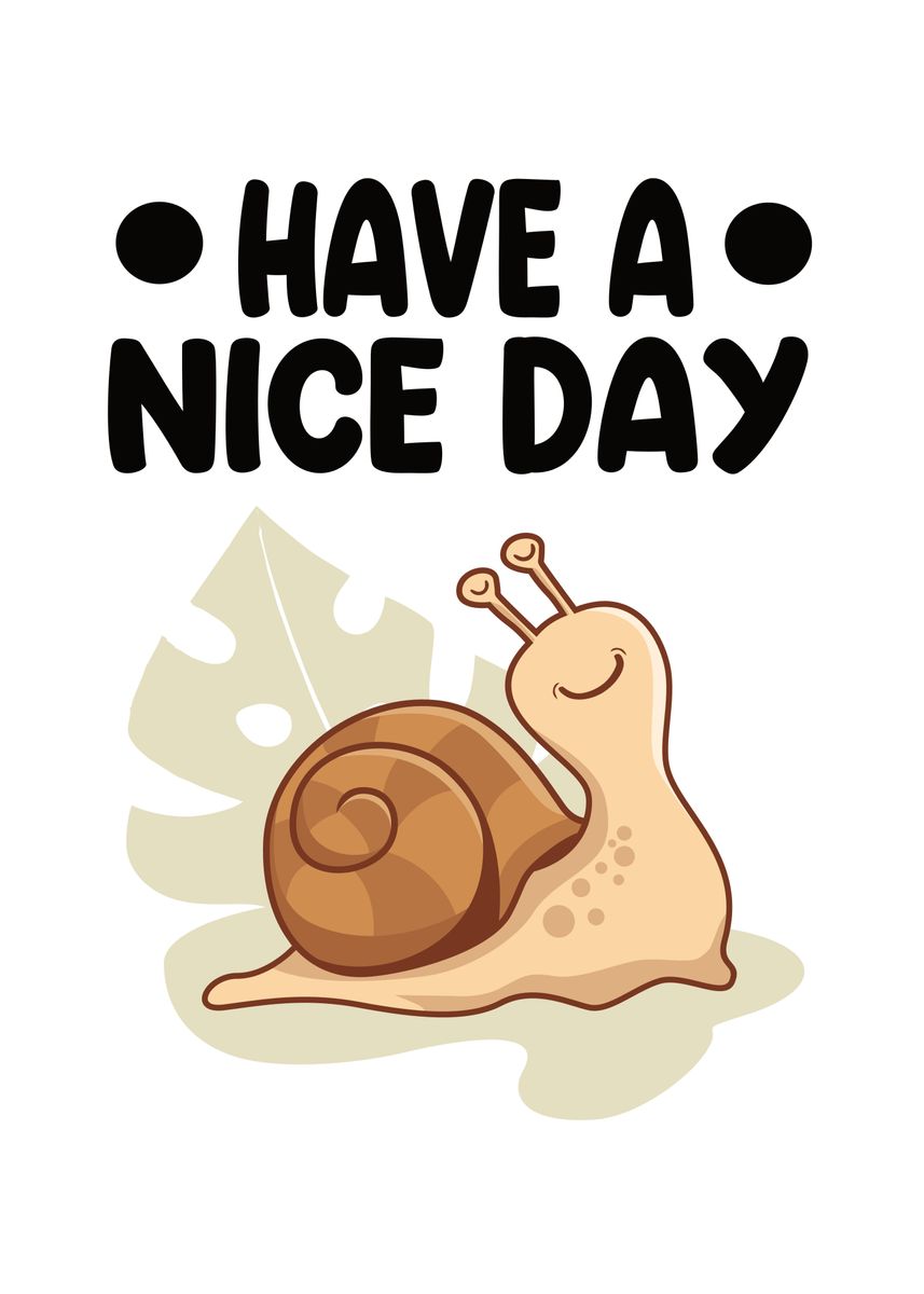 'Snail' Poster, picture, metal print, paint by ZS C O M M E R C E ...