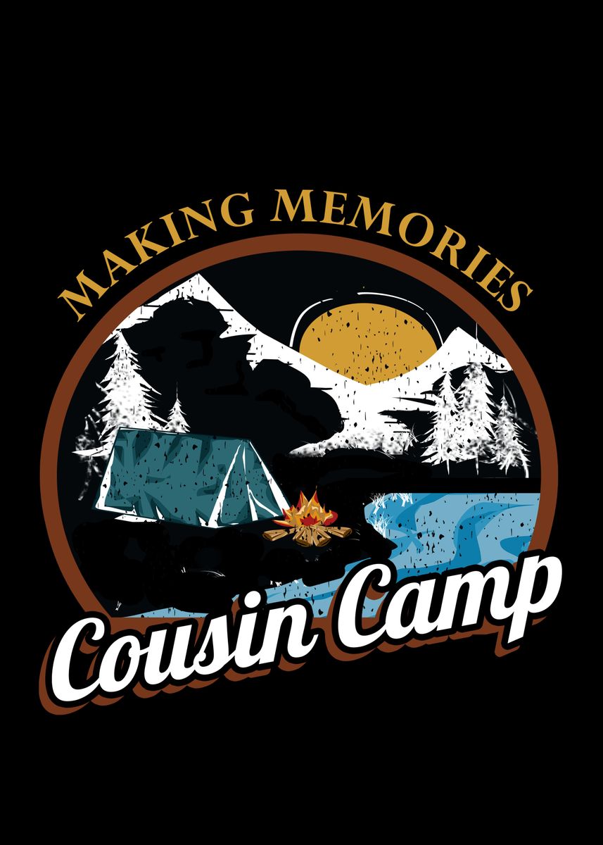 'Making Memories Cousin' Poster, picture, metal print, paint by Hexor ...