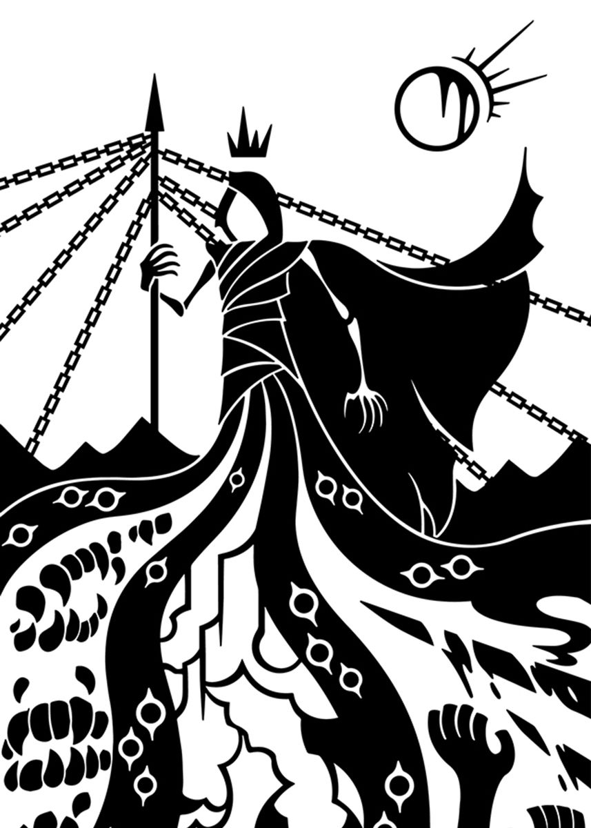 'The Scarlet King' Poster, picture, metal print, paint by ...