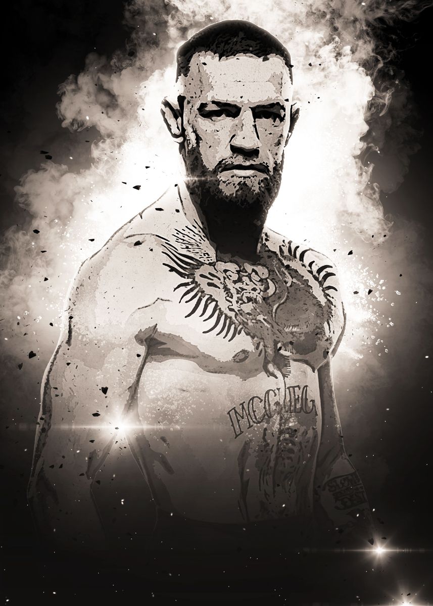 'Bearded Fighter' Poster, picture, metal print, paint by Bulls World ...