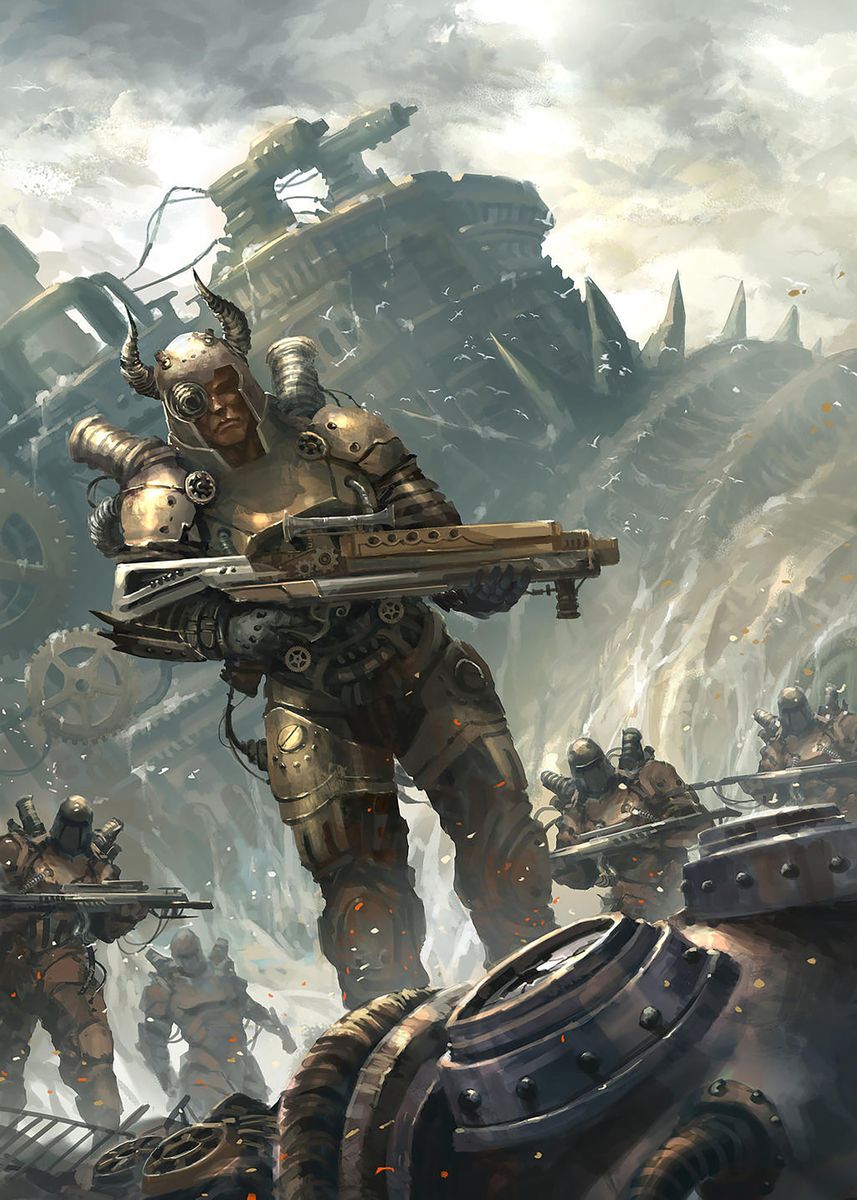 'Steel legion' Poster, picture, metal print, paint by Ho Minh | Displate