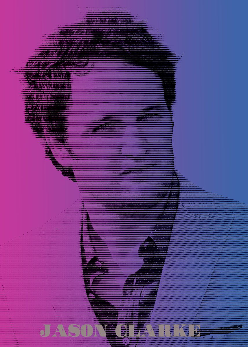 'Jason Clarke' Poster, picture, metal print, paint by Poster ...