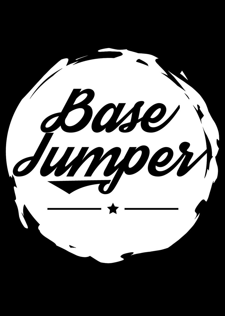 'Base Jumper' Poster, picture, metal print, paint by dr3designs | Displate