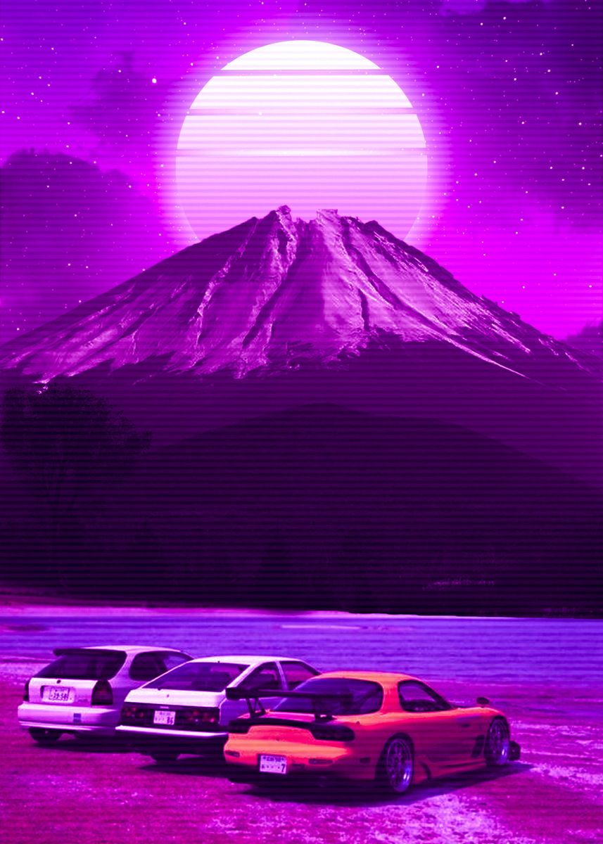 'JDM' Poster, picture, metal print, paint by Misbahul Munir | Displate