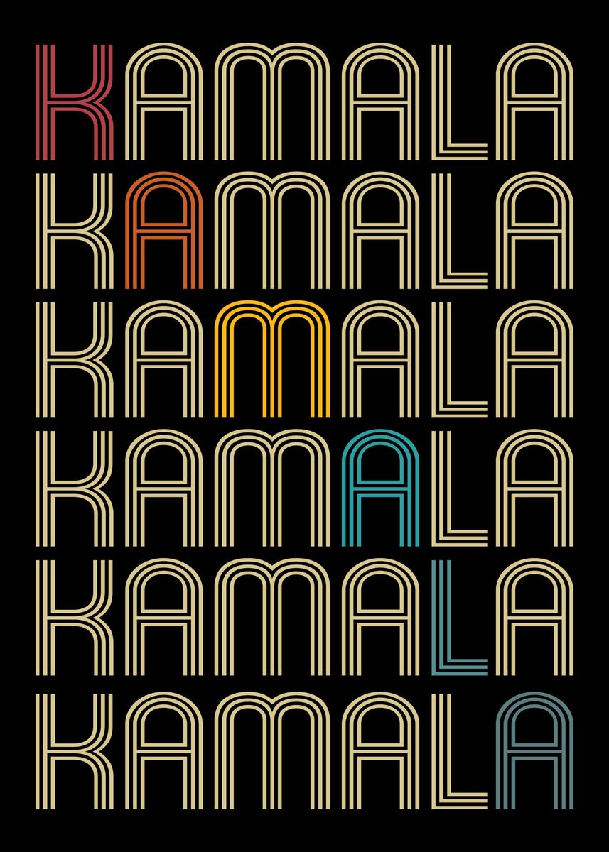 'Kamala Harris Vote' Poster, picture, metal print, paint by SWAYSHIRT ...