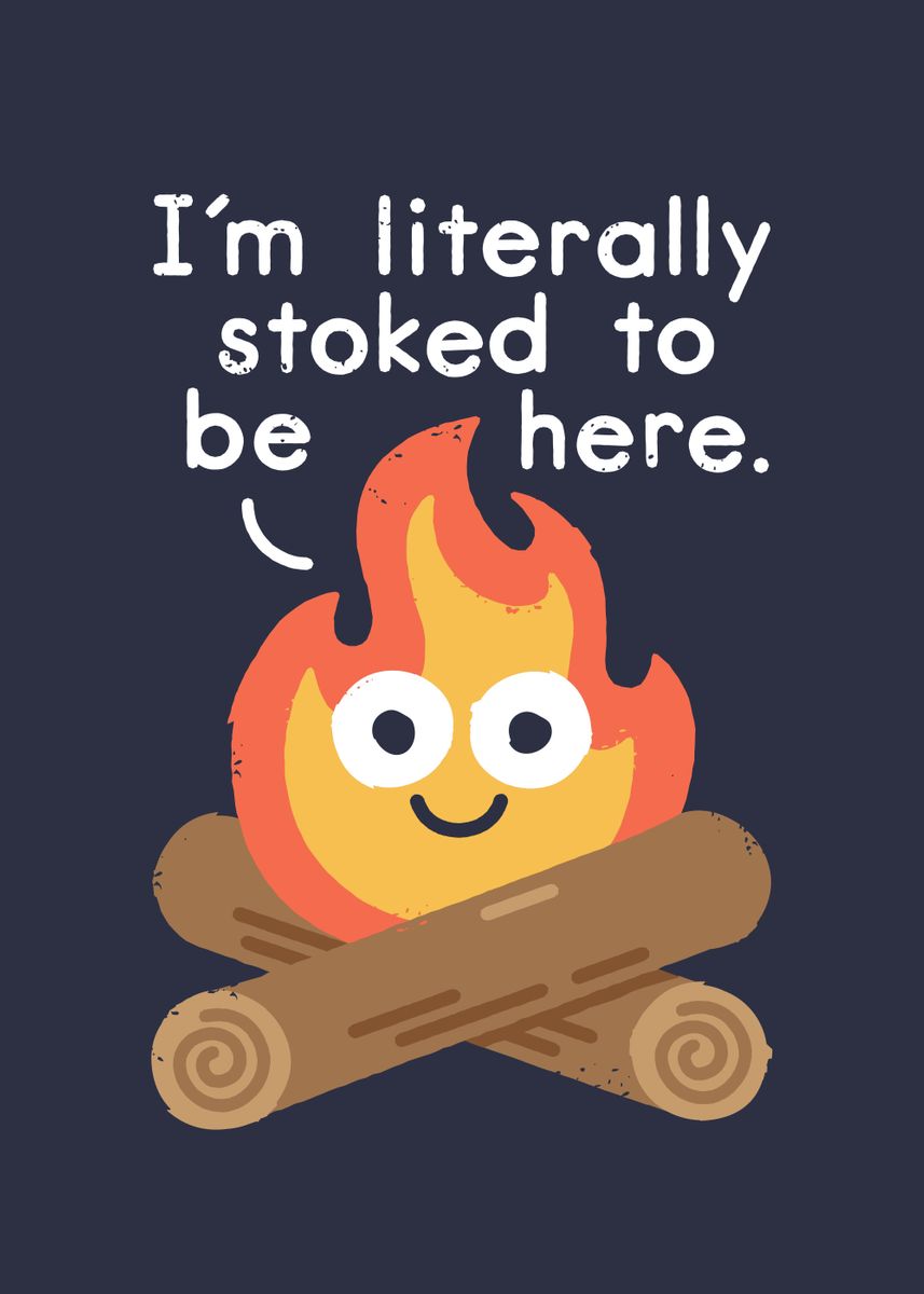 'Fired Up' Poster, picture, metal print, paint by David Olenick | Displate