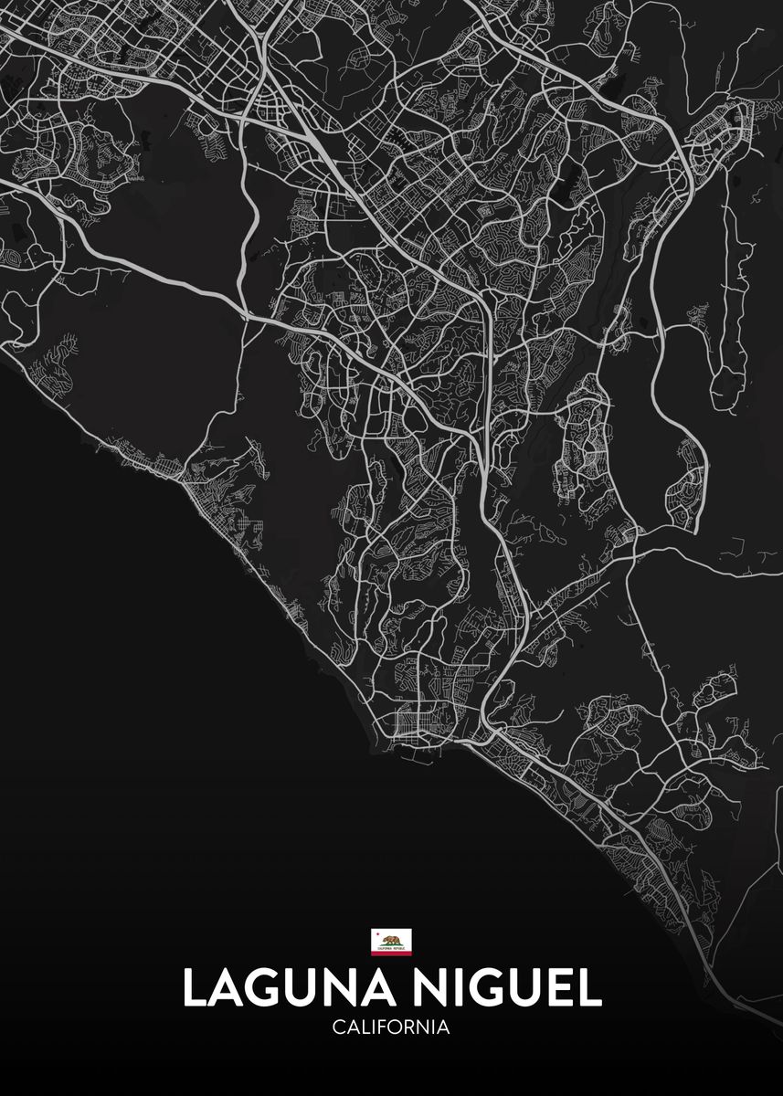 'Laguna Niguel CA' Poster, picture, metal print, paint by IMR Designs ...