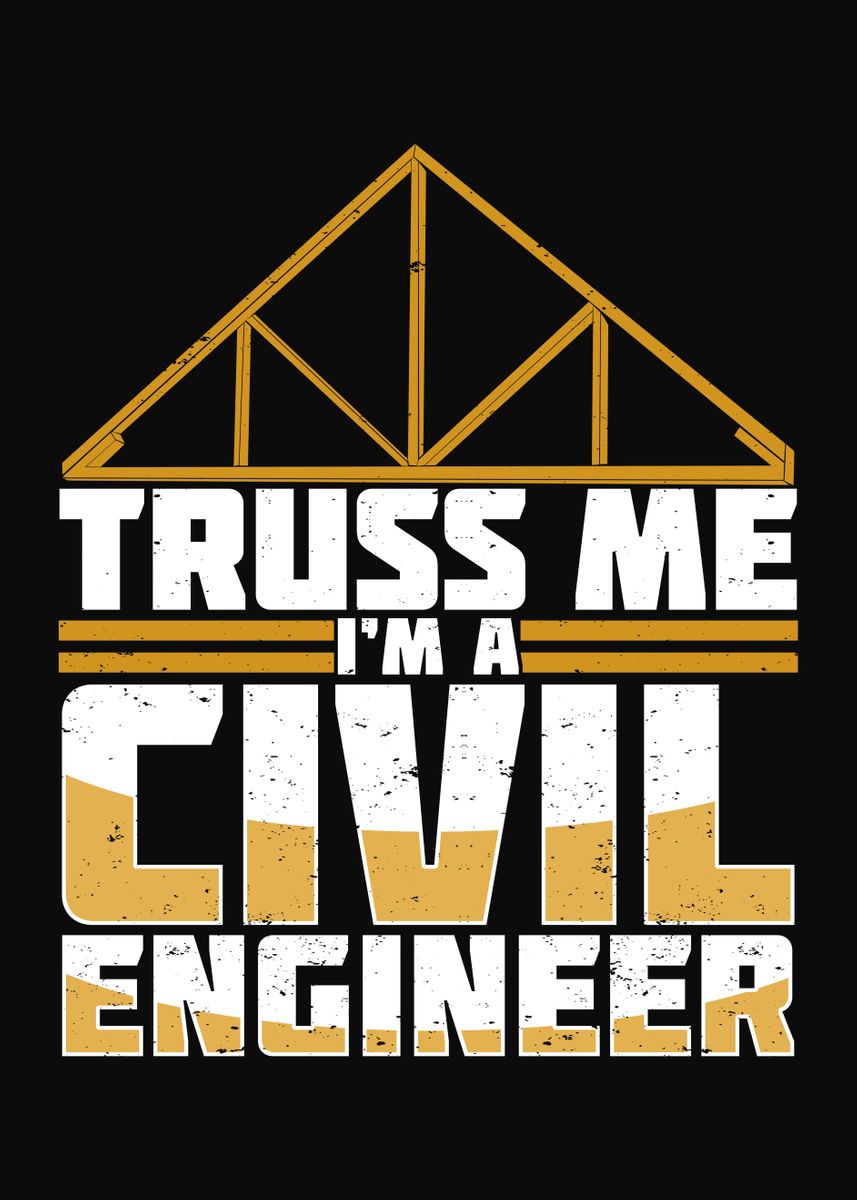 'Civil Engineer Design' Poster, picture, metal print, paint by Marcel ...