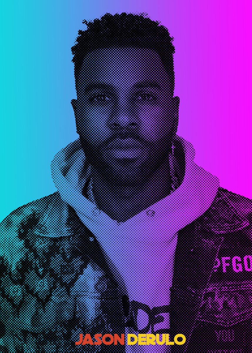 'Jason Derulo' Poster, picture, metal print, paint by Imagination ...