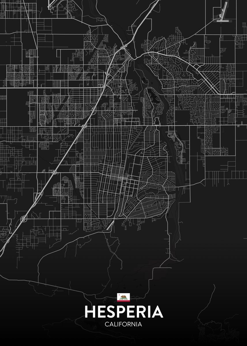 'Hesperia CA' Poster by IMR Designs | Displate
