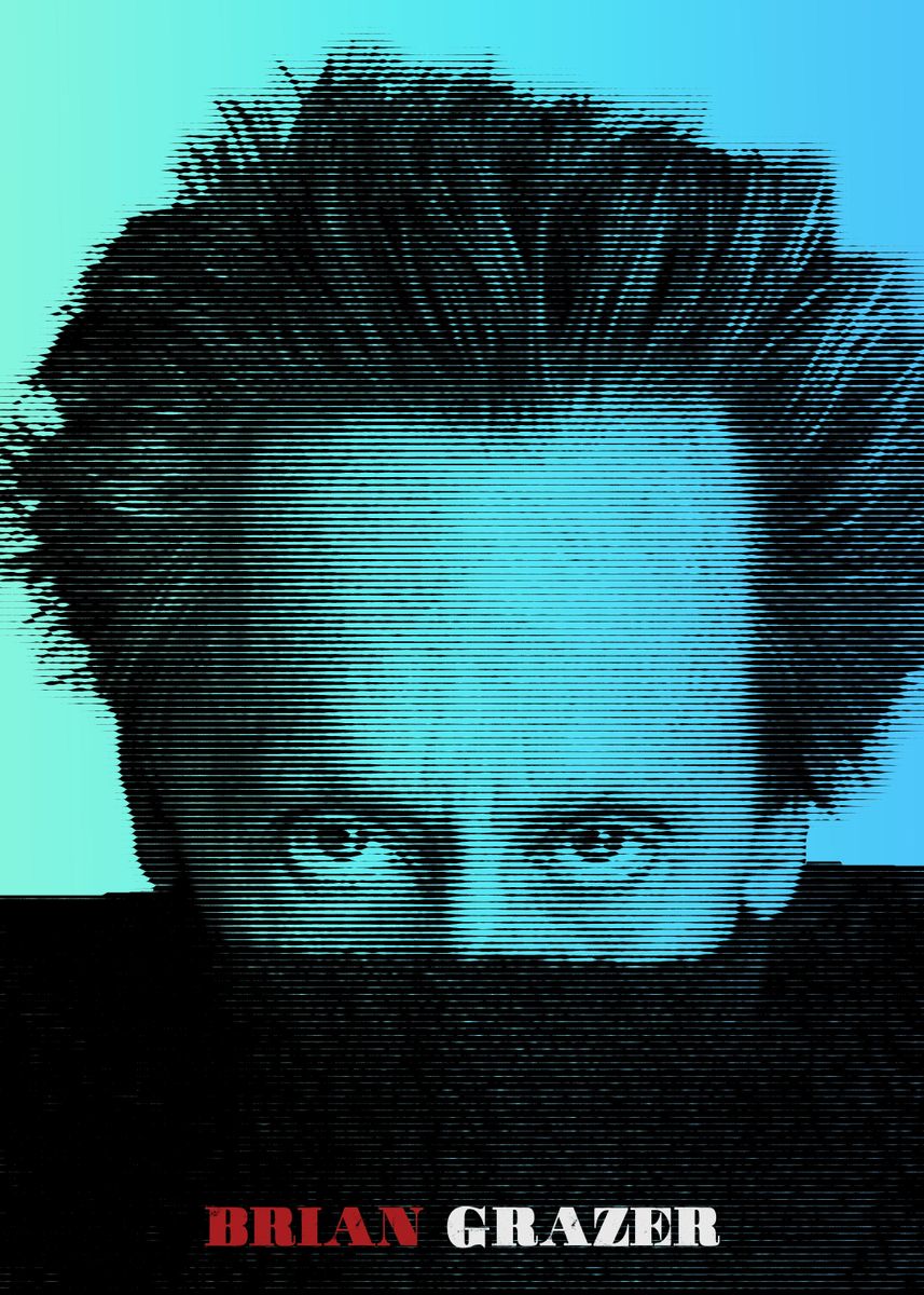 'Brian Grazer' Poster, picture, metal print, paint by Poster ...