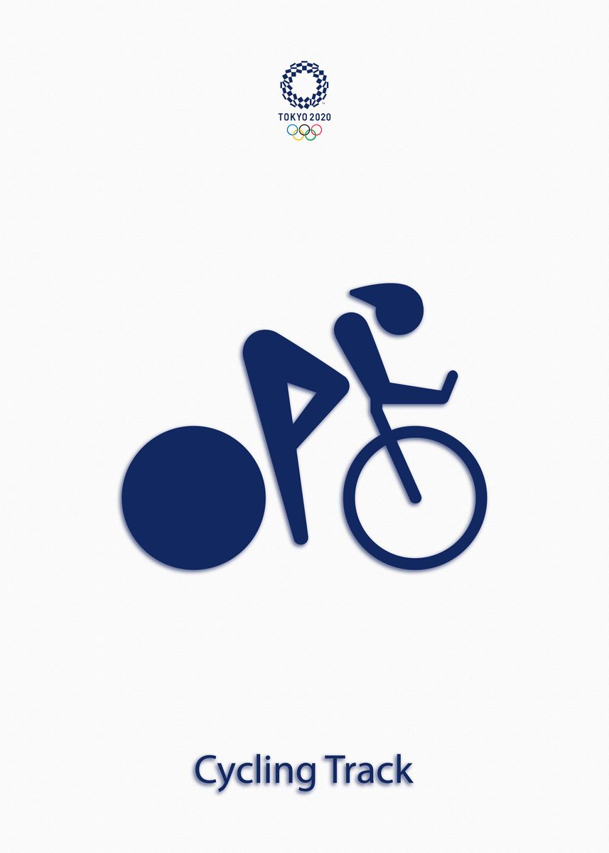 'Cycling Track' Poster by Reflection Quotes | Displate