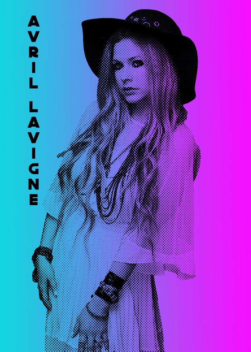 'Avril Lavigne' Poster, picture, metal print, paint by Imagination ...