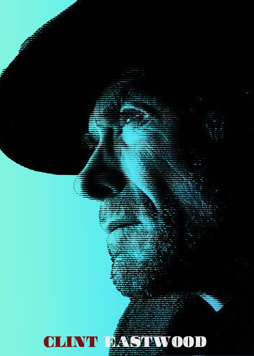 'Clint Eastwood' Poster, picture, metal print, paint by Poster ...