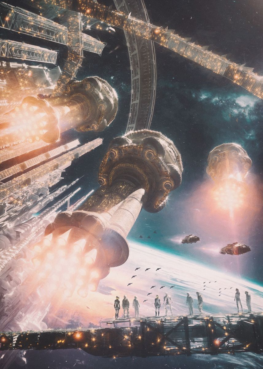 'INERTIA' Poster, picture, metal print, paint by Gal Barkan | Displate